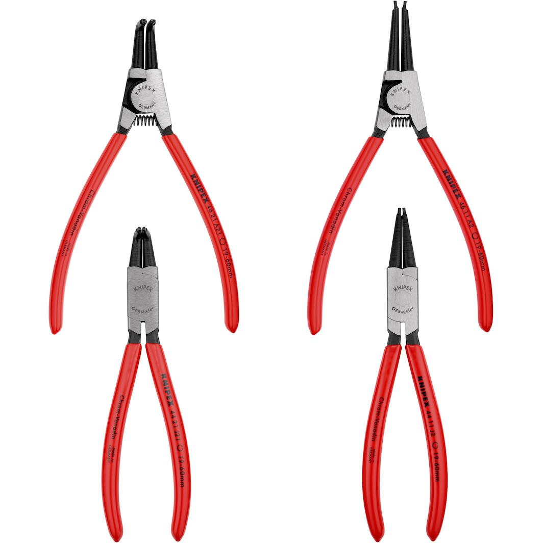 KNIPEX 00 19 56 lock spring wrench set 4-piece