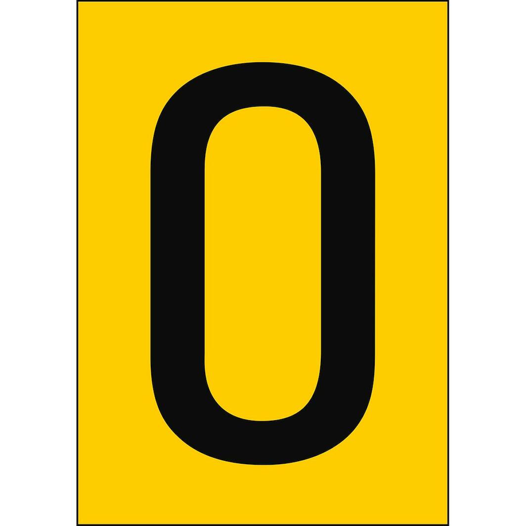 BRADY NL859A4YL-O label with letter O - DIN A4 format for permanent or ...
