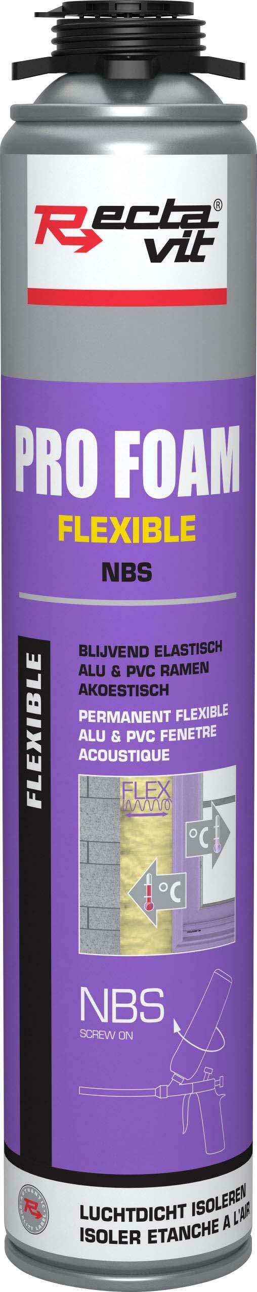 RECTAVIT Pro Foam Flexible NBS gun foam beige/yellow (750 ml) - 123936 ...