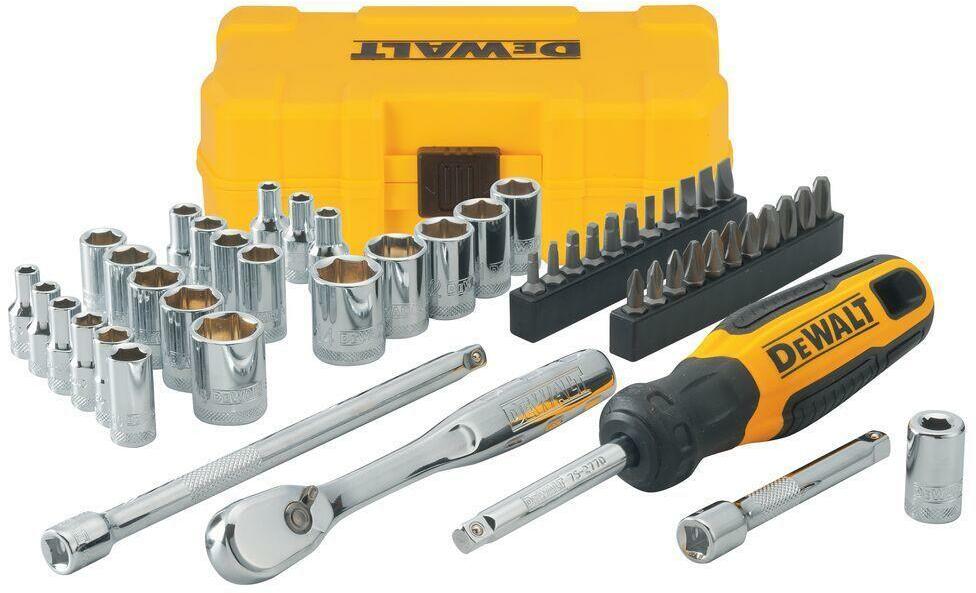 DEWALT DWMT81610 0 socket wrench set 1 4 50 piece Klium