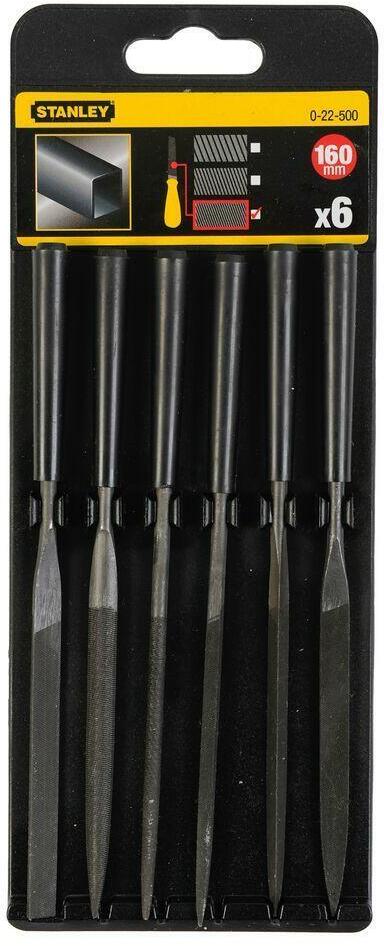 STANLEY 0-22-500 needle file set 6-piece | Klium