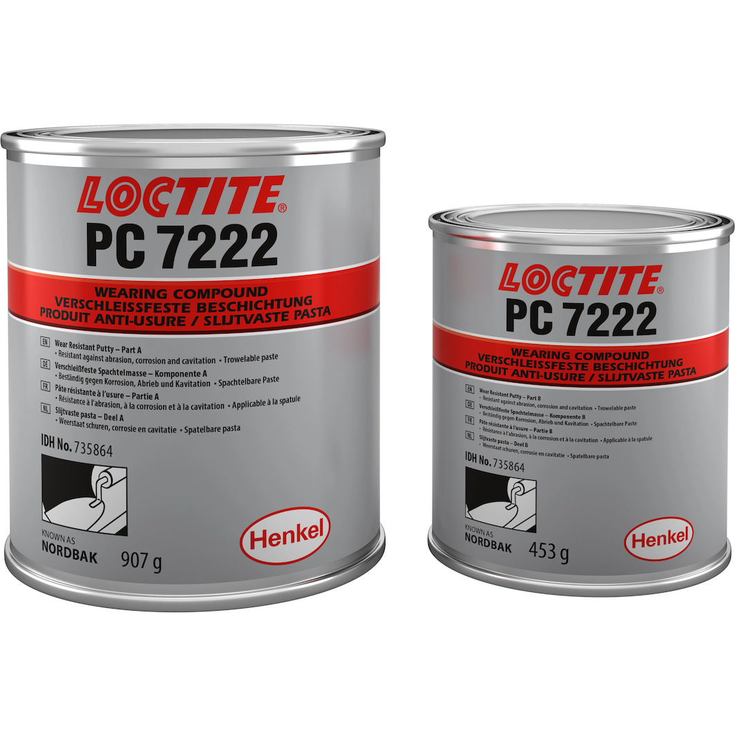 LOCTITE PC 7222 2K-epoxy paste for surface coating grey (1.3 kg ...