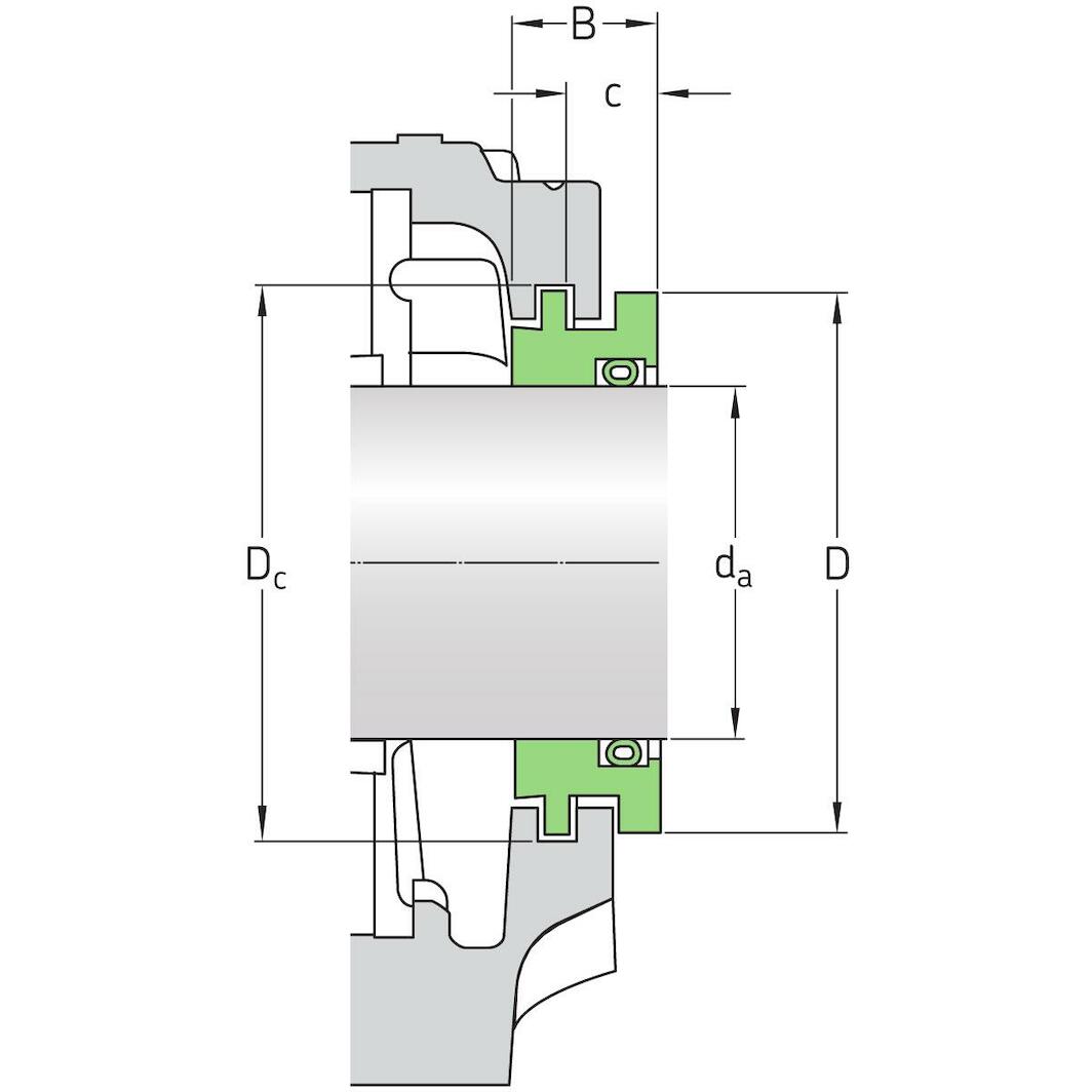 SKF TSN 216 S Labyrinth bearing housing seal | Klium