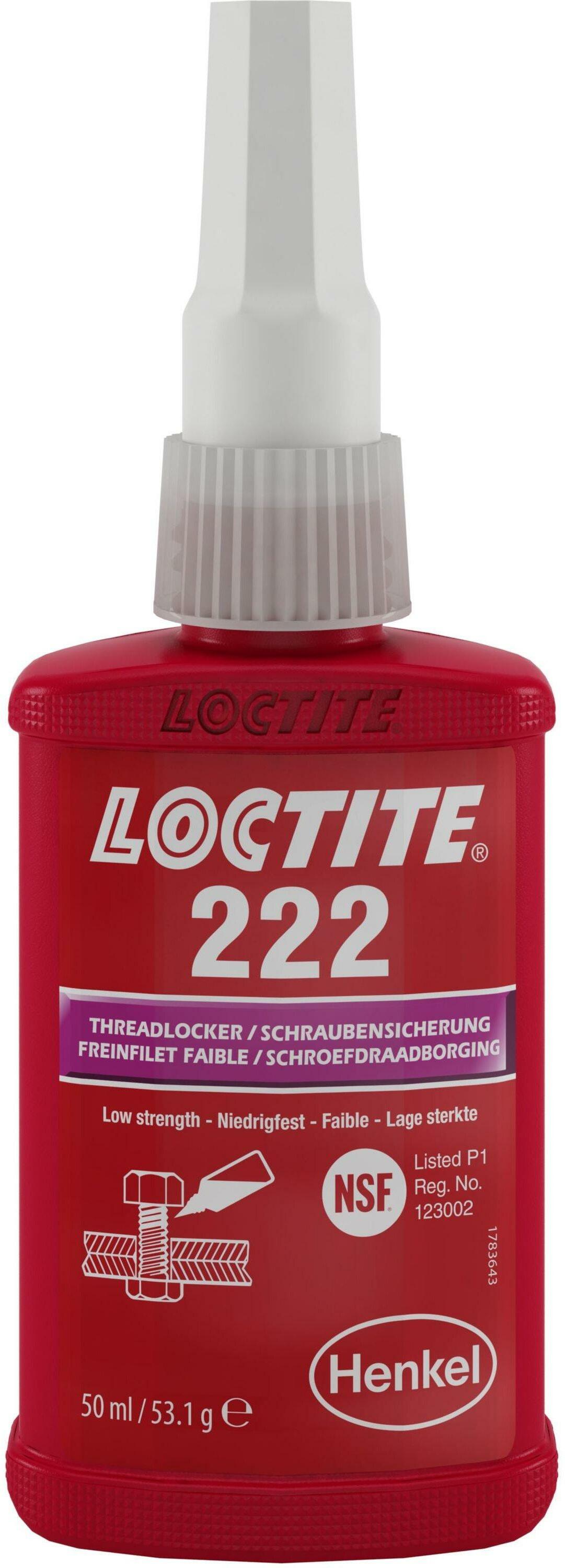 LOCTITE 222 low-strength threadlocker for general use (10 ml bottle ...