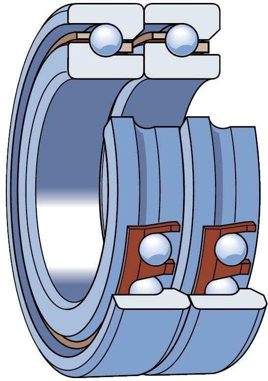 SKF 305183 double-row angular contact ball bearing 160 x 240 x 76 mm ...