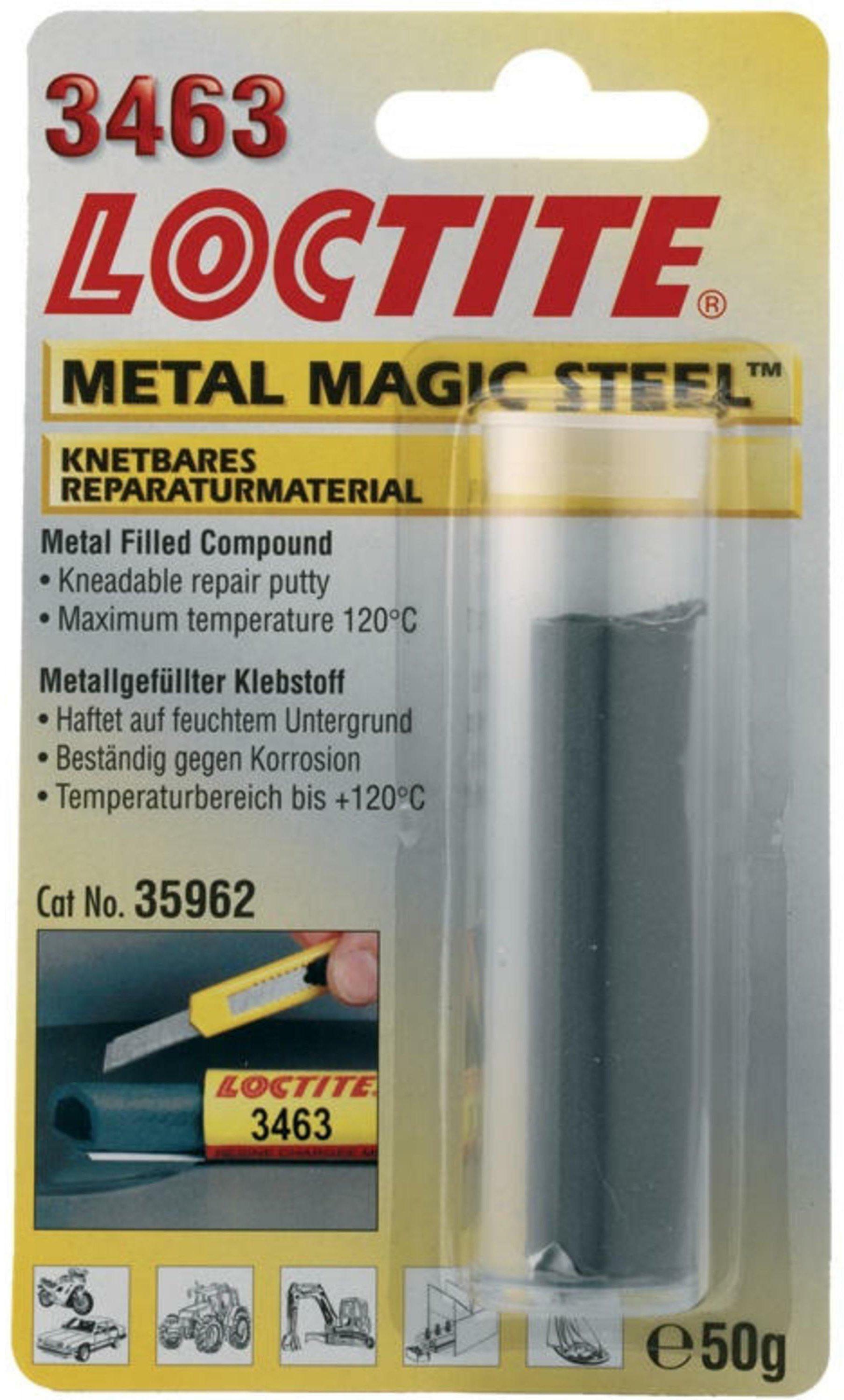 LOCTITE 3463 Metal Magic Steel Stick epoxy paste (50g container with ...