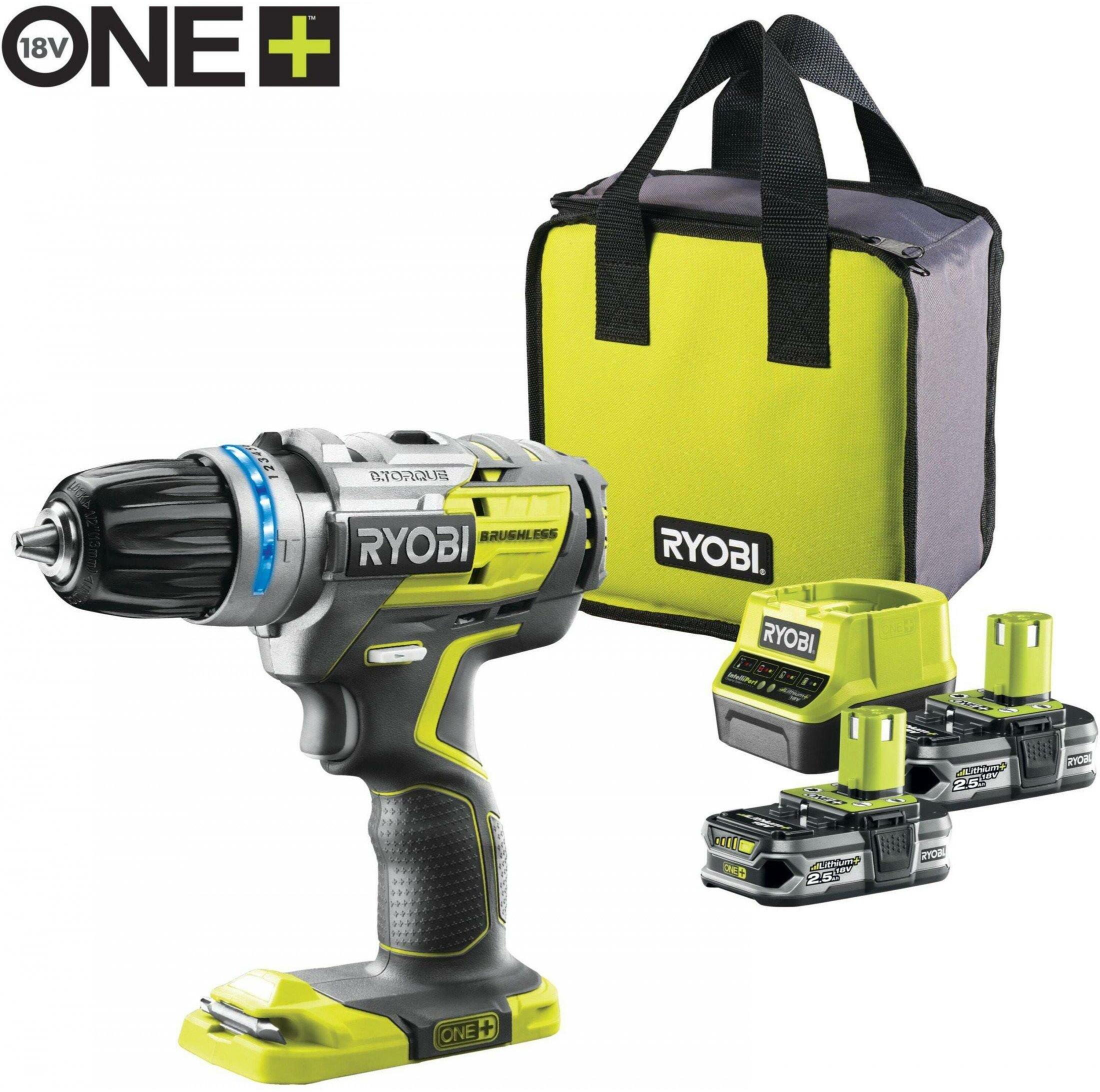 RYOBI R18PDBL-225S 18V ONE+ Brushless cordless impact drill 60Nm in ...