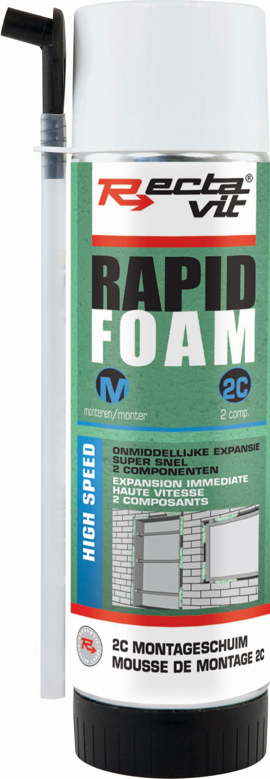RECTAVIT Rapid Foam High Speed 2-component foam bright green (400 ml ...