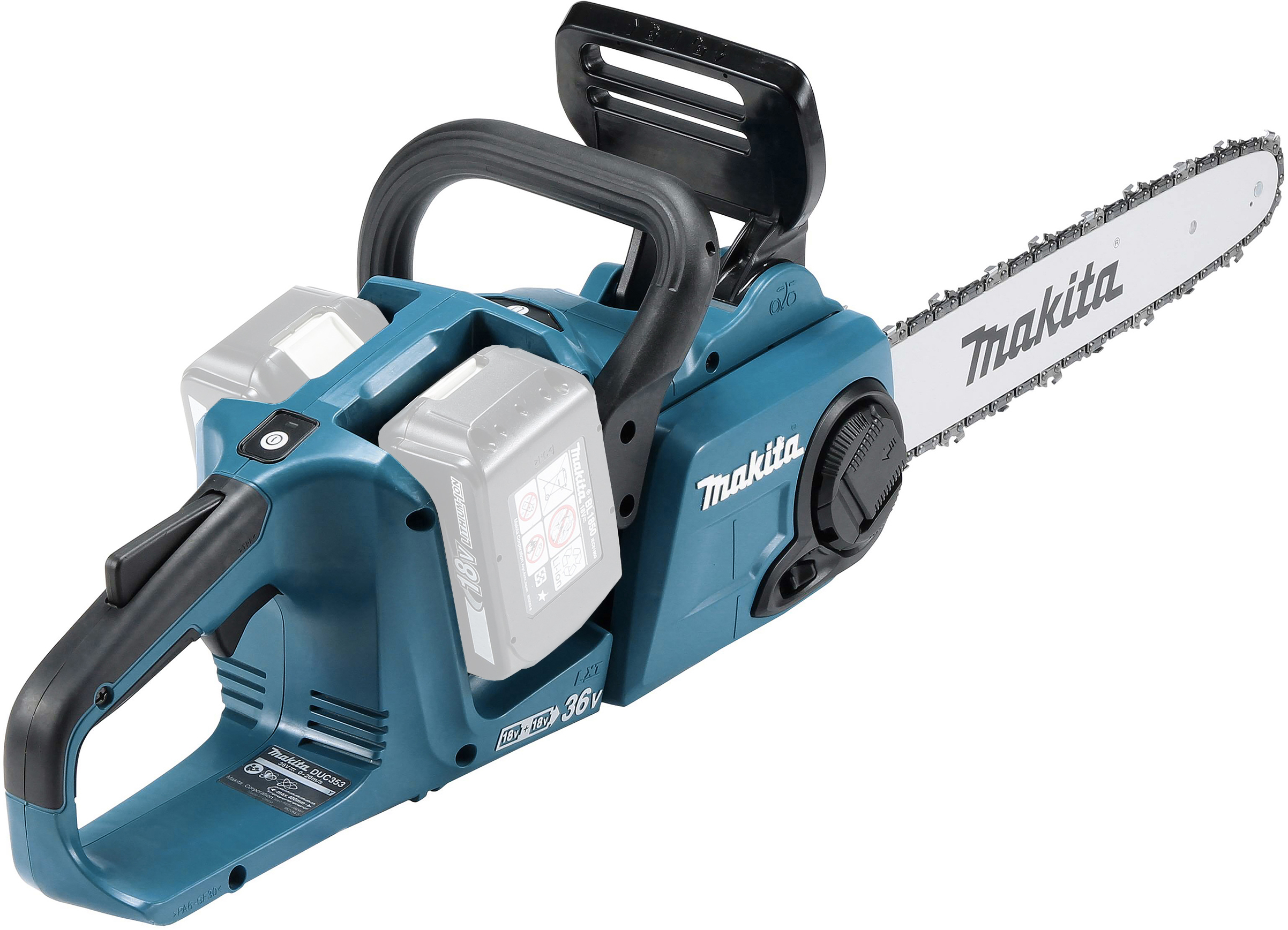 MAKITA DUC353Z 2x18V LXT cordless chainsaw 35cm (without battery and ...