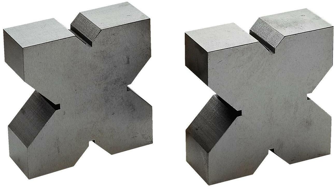 FACOM 1202.00 steel V-block 20 micron 20x30x40x50 mm (2 pcs) | Klium
