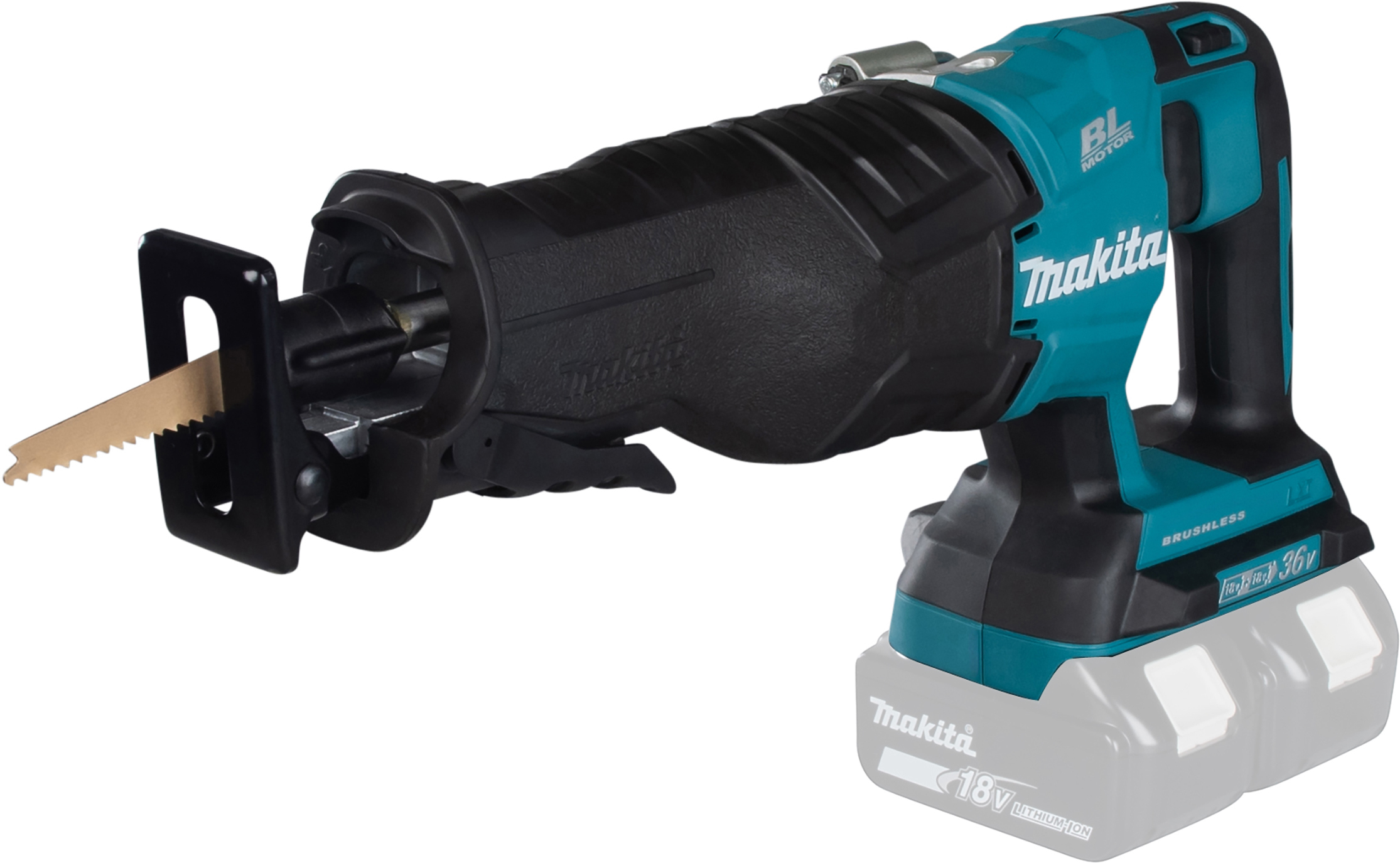 MAKITA DJR360ZK 2x18V LXT cordless rip saw in case (without battery and ...