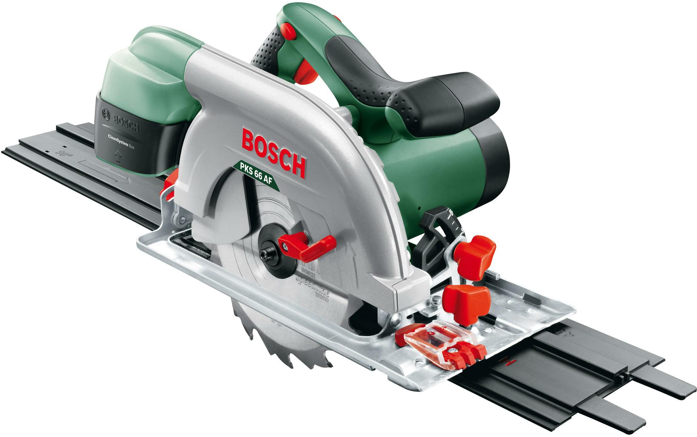 BOSCH PKS 66 AF circular saw 190mm with guide rail 1600W in box ...