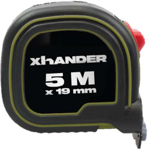 XHANDER 68912040 compact tape measure with magnetic tip, class II, 5 m ...