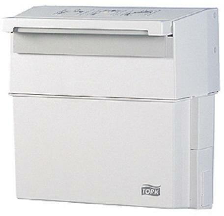 TORK 229742 waste bin plastic white 13 litre compact-box | Klium