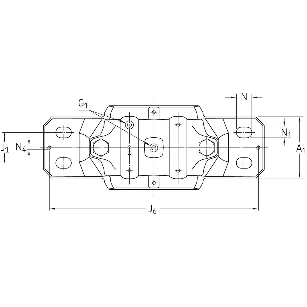 SKF FSNL 520-617 standing bearing housing cast iron two-piece 180 mm ...
