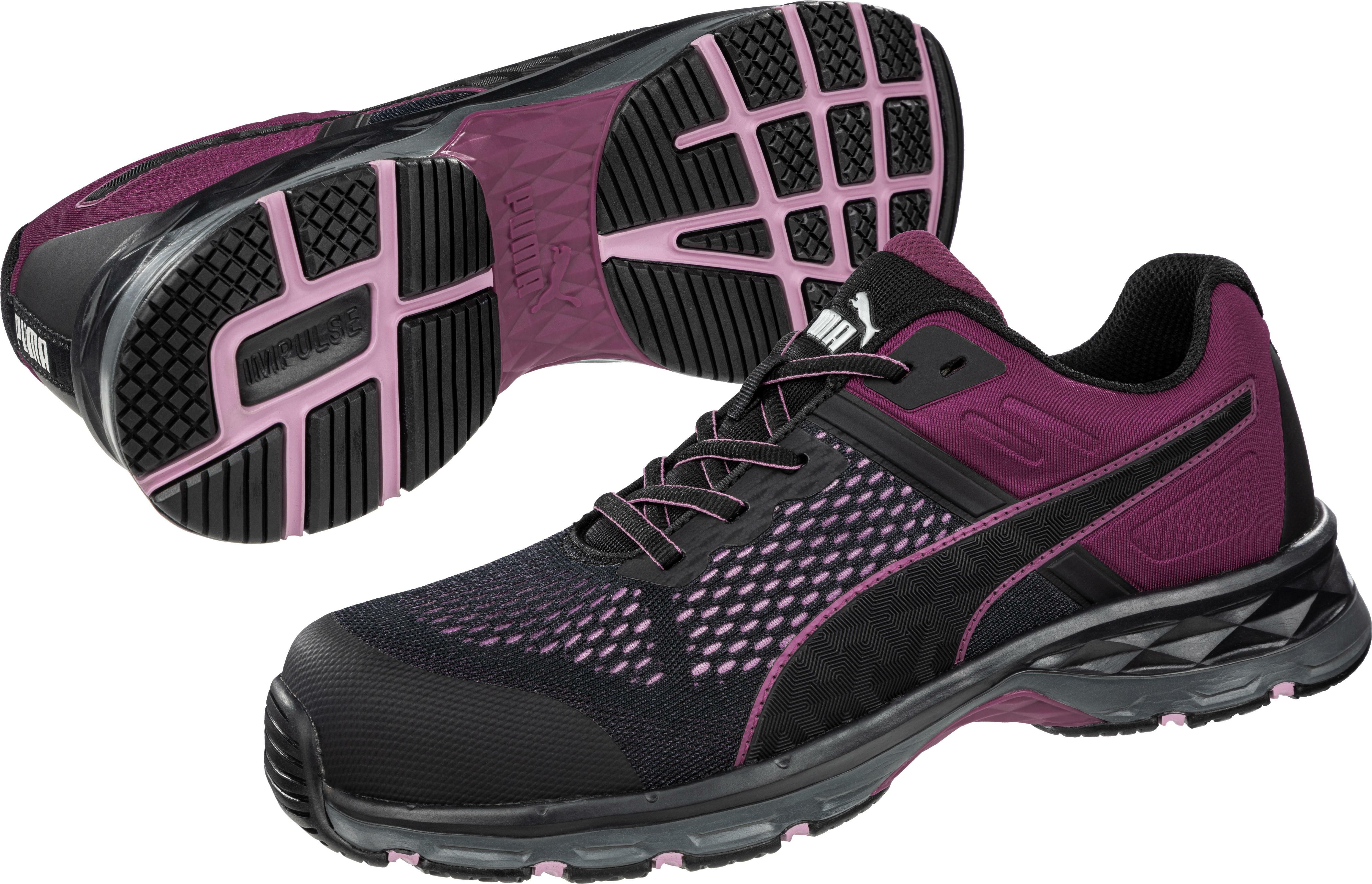 PUMA Define S1P chaussures de sécurité basses pour dames (noir/rose) - 902 12588 9906-37 | Klium