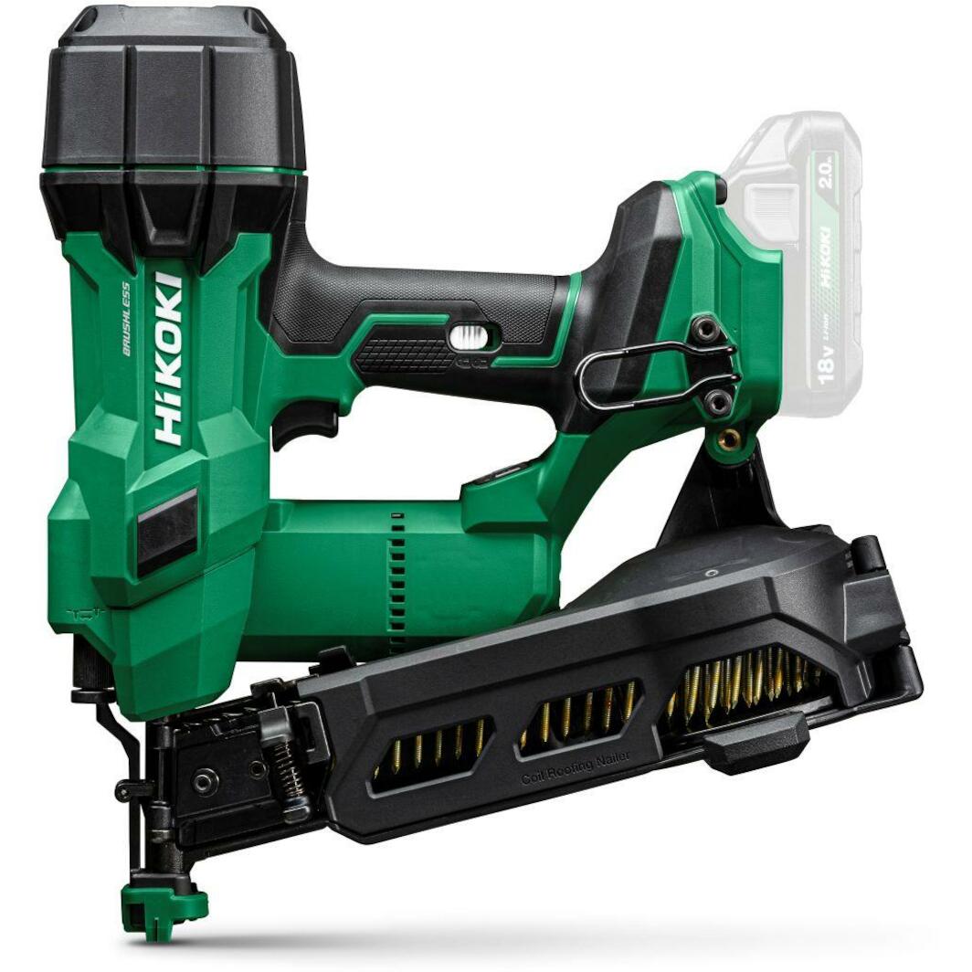 HIKOKI NV1845DAW6Z 18V cordless drum nail gun 25-45mm in HSC IV case ...
