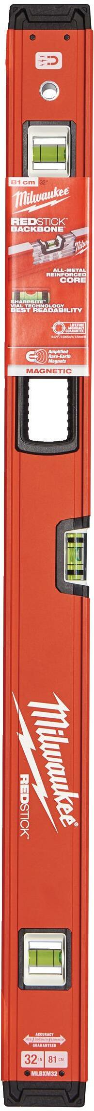 MILWAUKEE REDSTICK Backbone Box spirit level 80 cm magnetic ...