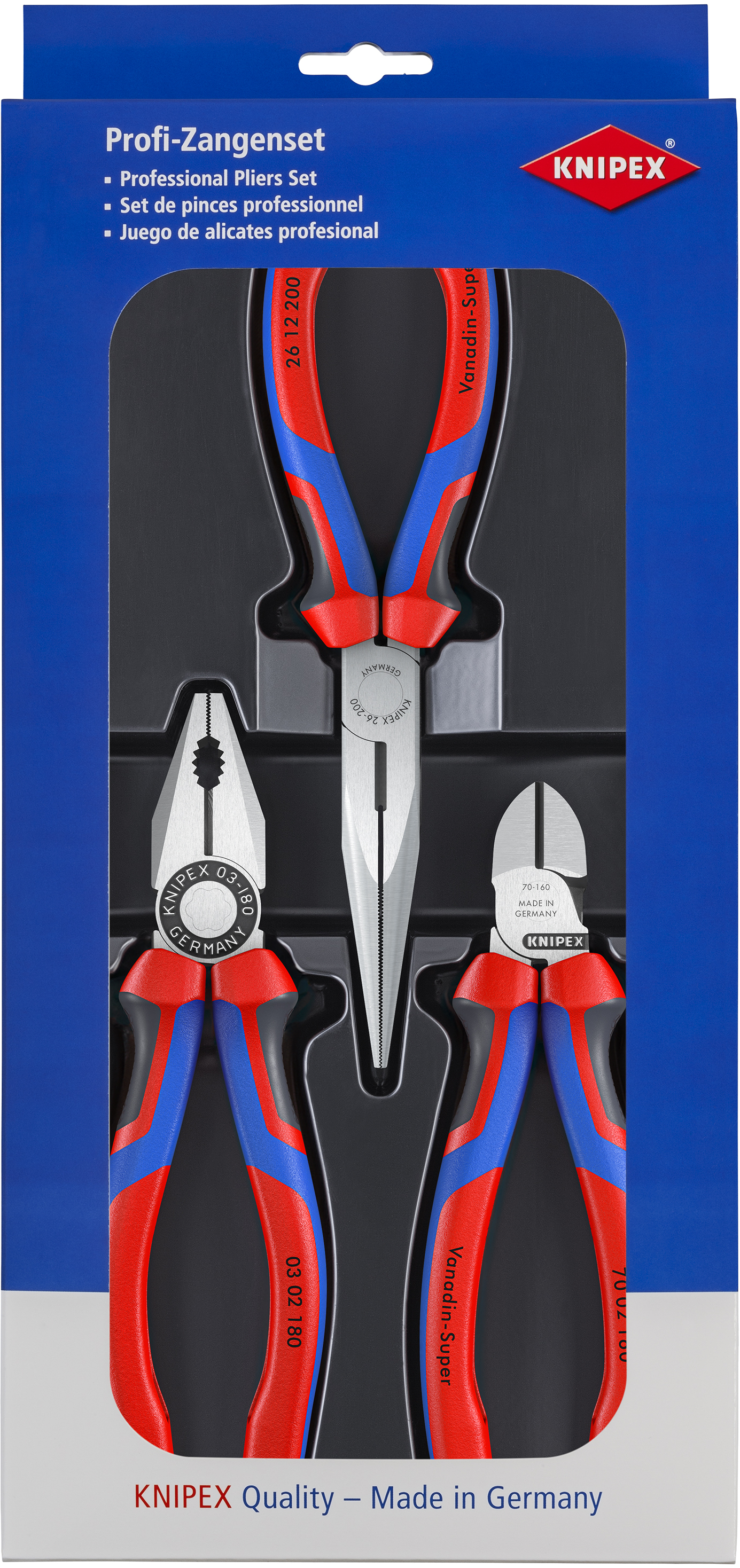 KNIPEX 00 20 11 assembly wrench set 3-piece | Klium