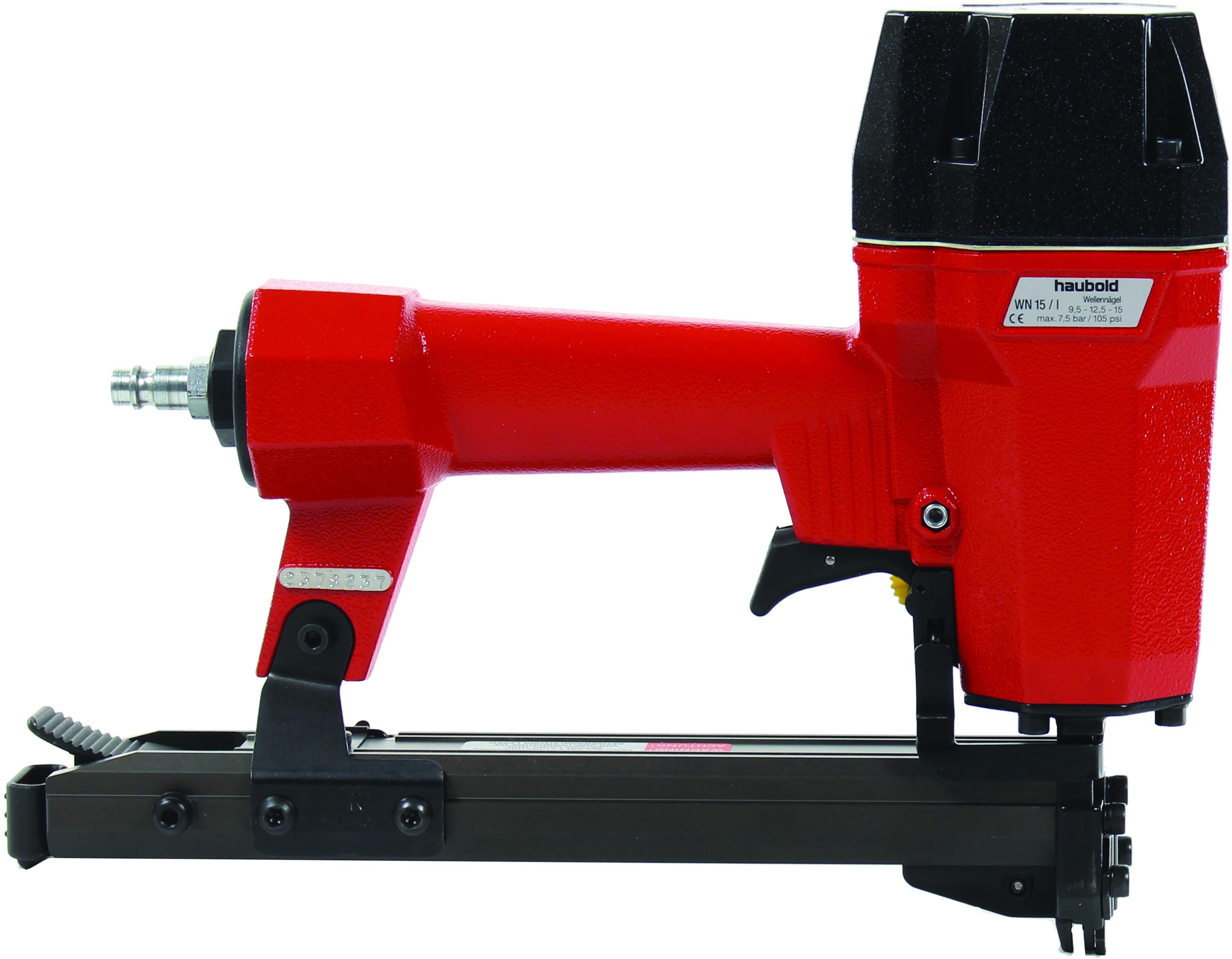 HAUBOLD WN 15/I pneumatic nailer for corrugated staples (9.5-15 mm) in ...