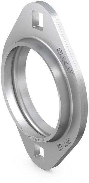 SKF PFT 80 steel sheet bearing housing with oval flange for insert ...