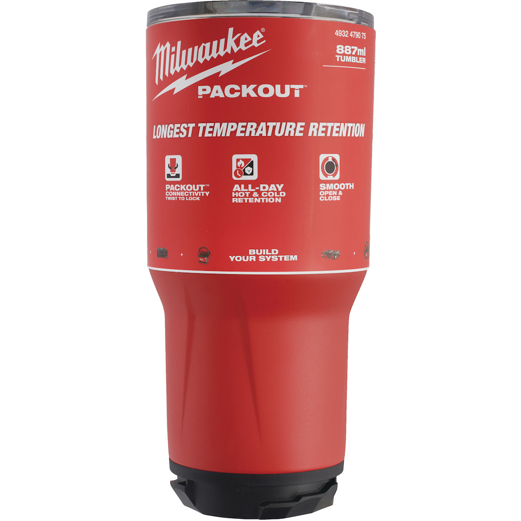 MILWAUKEE 4932479075 Packout thermos cup red 887 ml | Klium
