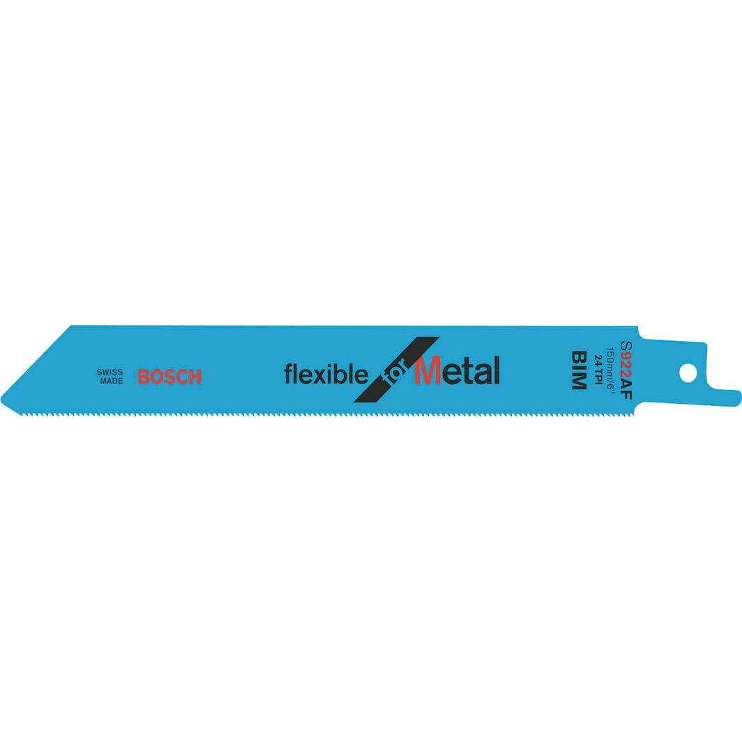 BOSCH S 922 AF reciprocating saw blade Flexible for Metal (5 pcs ...