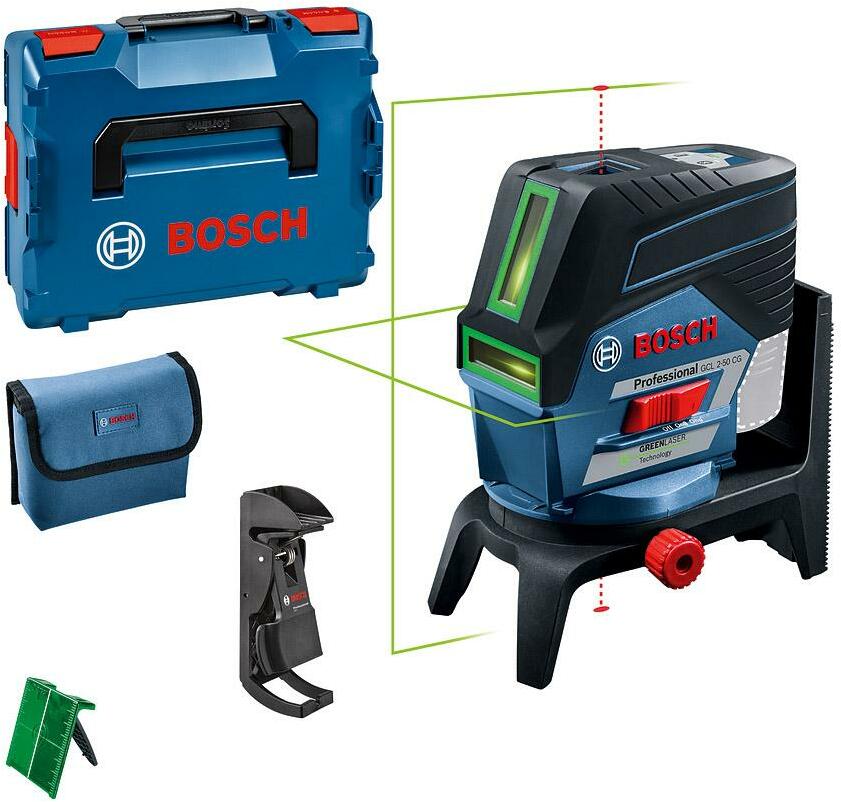 Bosch Bosch Professional GCL 2-50 CG Green - 12V System With App, Mount ...
