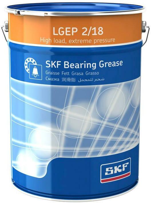 SKF LGEP 2/18 bearing grease (bucket 18 kg) | Klium