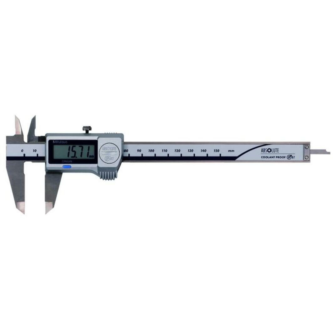 MITUTOYO 500-727-20 CoolantProof Digimatic caliper IP67 with carbide outer and inner measuring ...