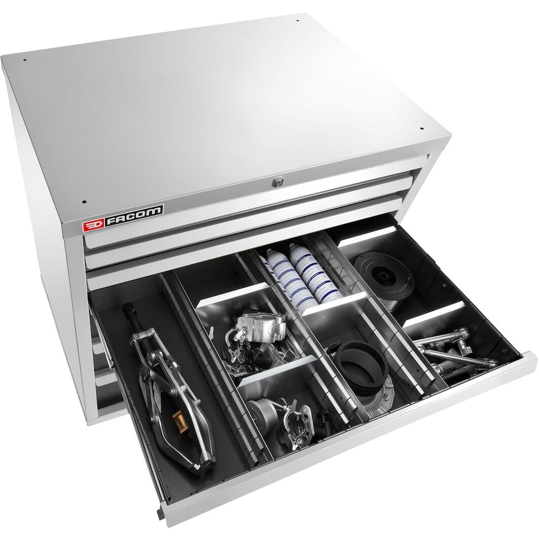 FACOM 2930.C3 set of 8 dividers for 125 mm drawers | Klium