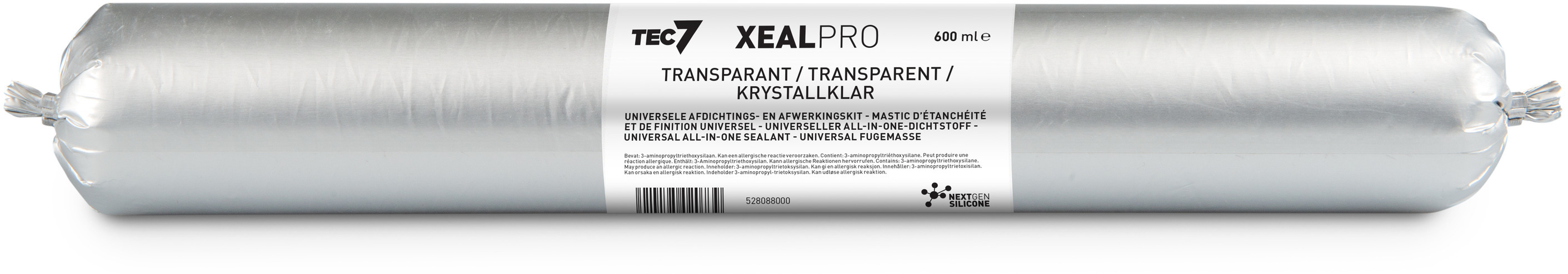 TEC7 XEALPRO transparent sealant (600 ml sausage) - 528088000 | Klium