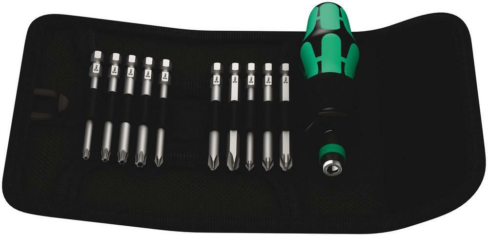 WERA Kraftform Kompakt 41 screwdriver handle with interchangeable ...
