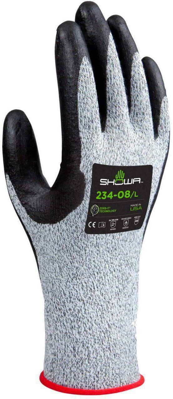 SHOWA 234 gloves black/grey - 234 8/L | Klium