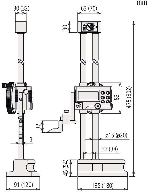 MITUTOYO 192-614-10 Digimatic height gauge with double column - 0-600mm ...