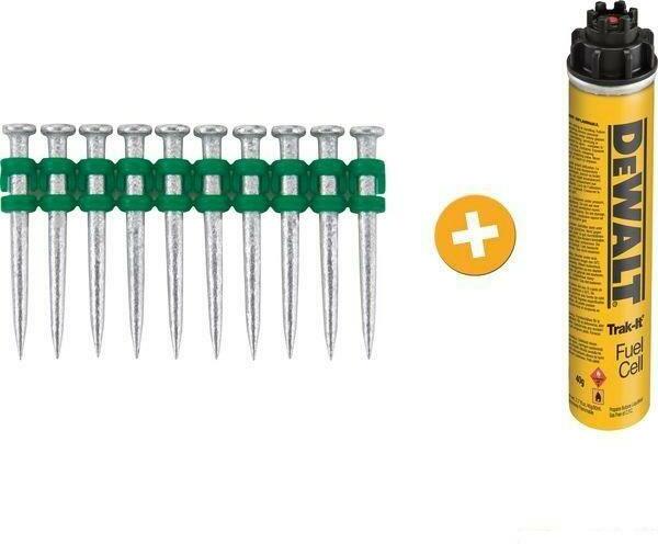 DEWALT DDF6510038 C5 Trak-It XH nails 38mm x 3mm (700pcs) + gas ...