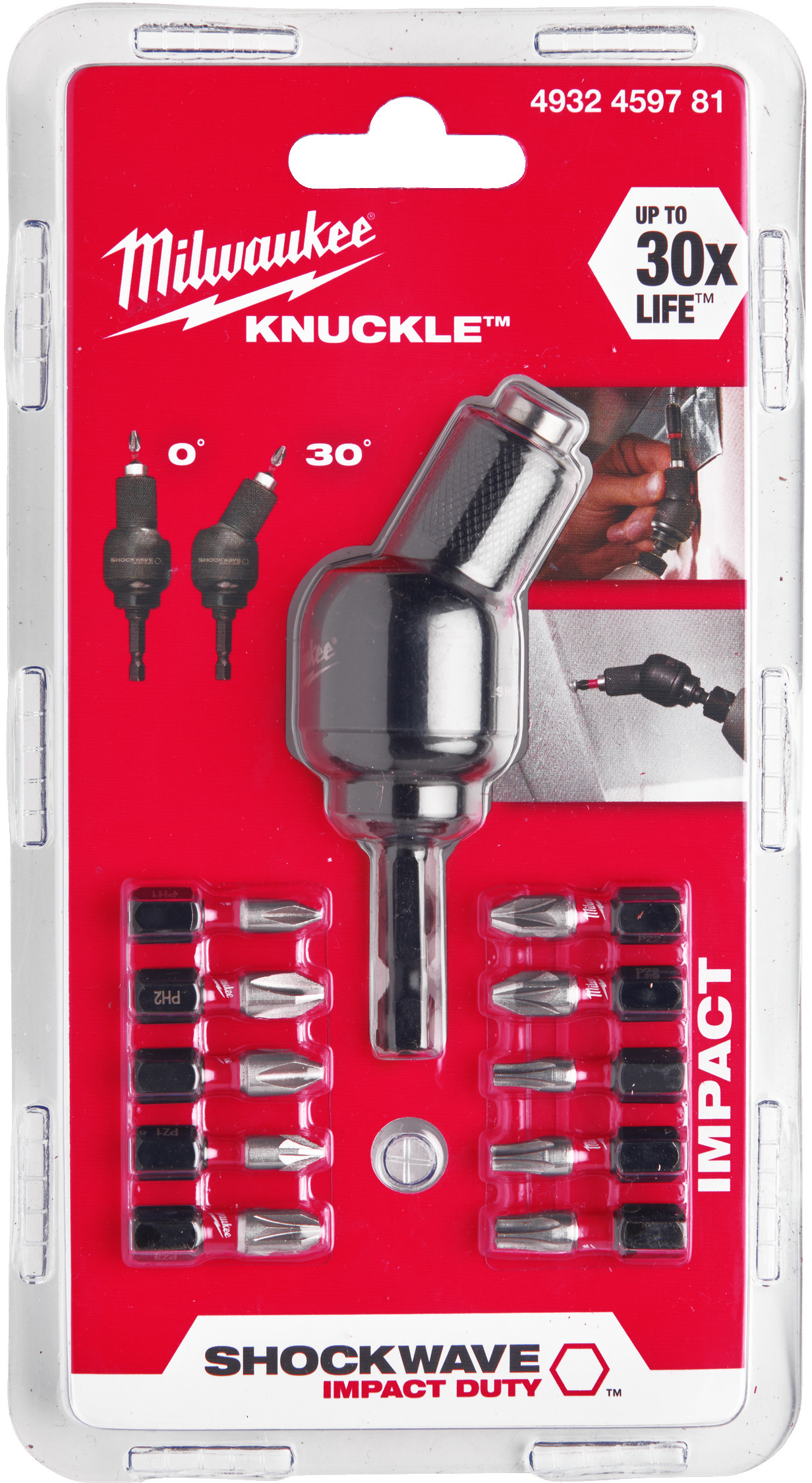 MILWAUKEE 4932459781 SHOCKWAVE Knuckle offset attachment | Klium