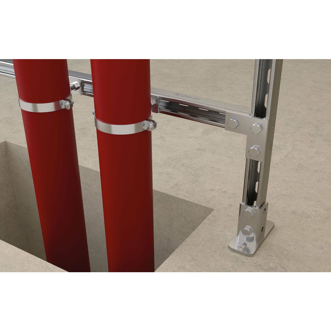 FISCHER 50008 pipe bracket FRSN 108 - 114 M8/M10 | Klium
