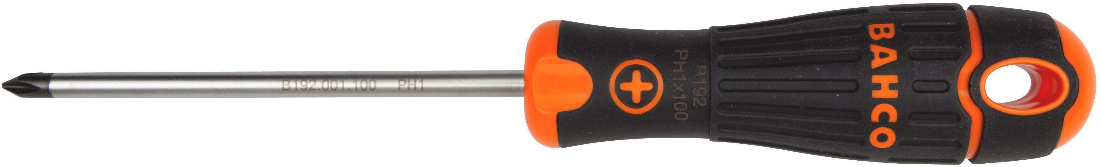 BAHCO B192.000.075 screwdriver BahcoFit with rubber grip Phillips PH0 x ...