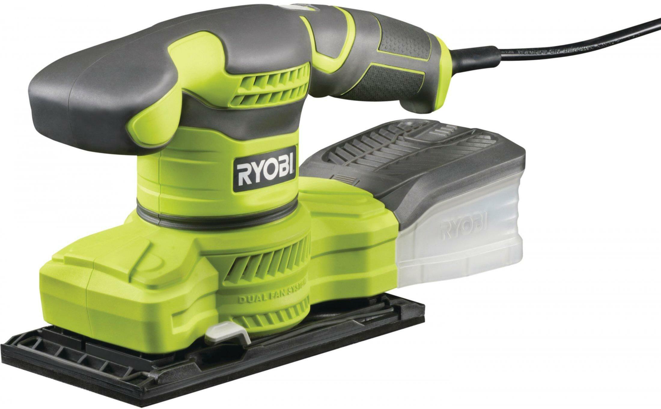 RYOBI RSS200-GA20 orbital sander 200 W + 20x sanding paper - 5133003678 ...