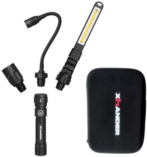 XHANDER 71694712 LED rechargeable 3-in-1 hand lamp 1000 lumens | Klium