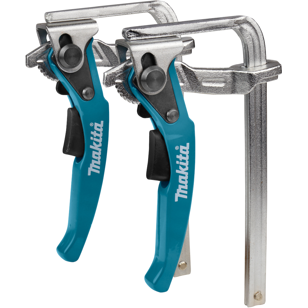 MAKITA 199826-6 quick-release clamp set for guide rail 2-piece | Klium