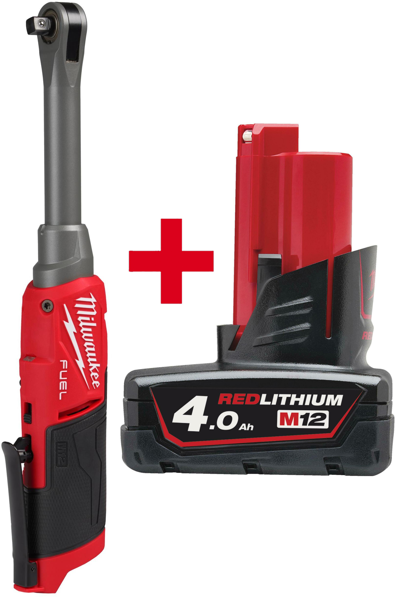 MILWAUKEE M12 FHIR38LR-0 FUEL 3/8" extended high-speed cordless ratchet ...