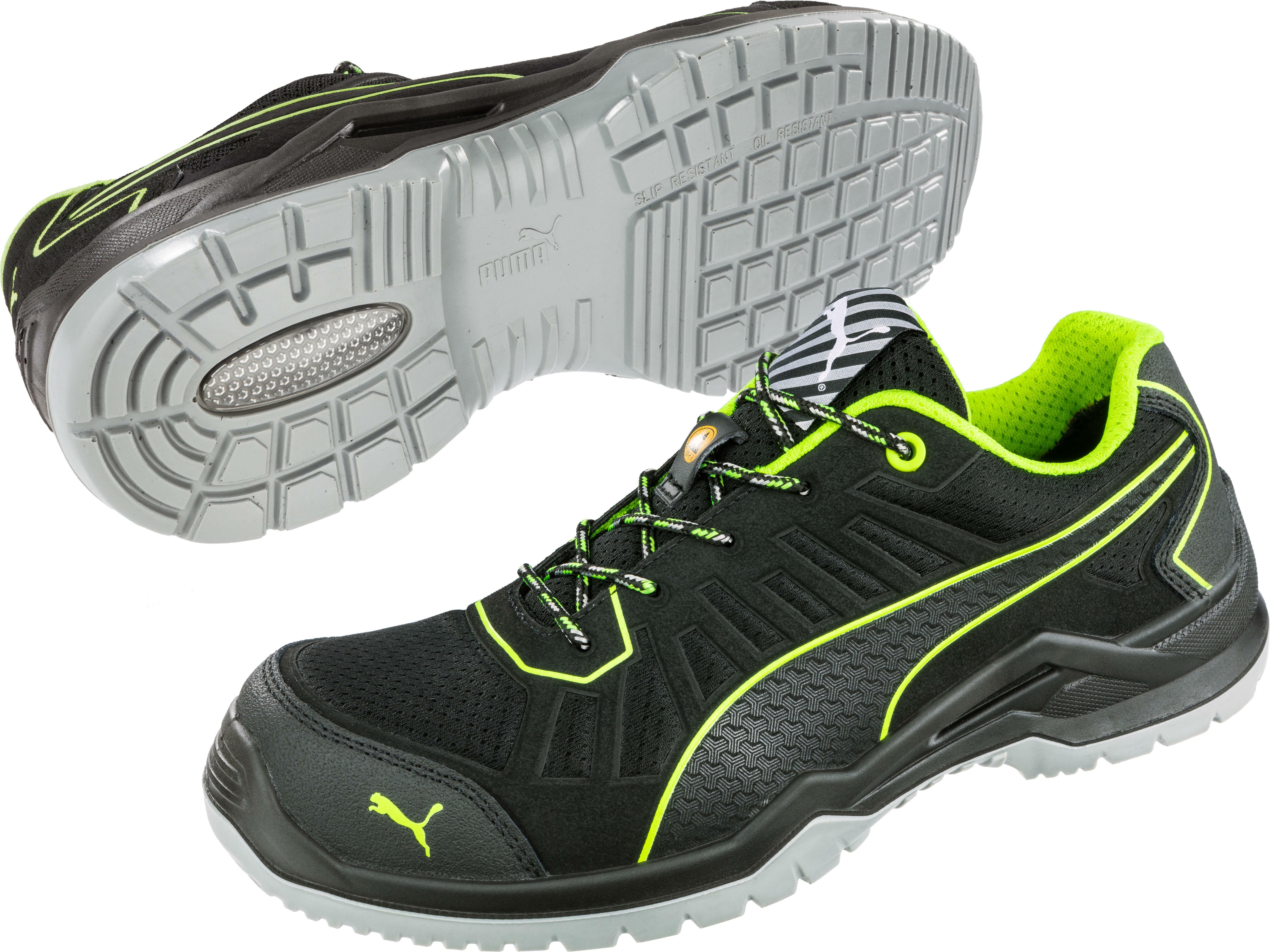 PUMA Fuse TC S1P safety shoe high (black/lime) - 900 30010 9953-41 | Klium