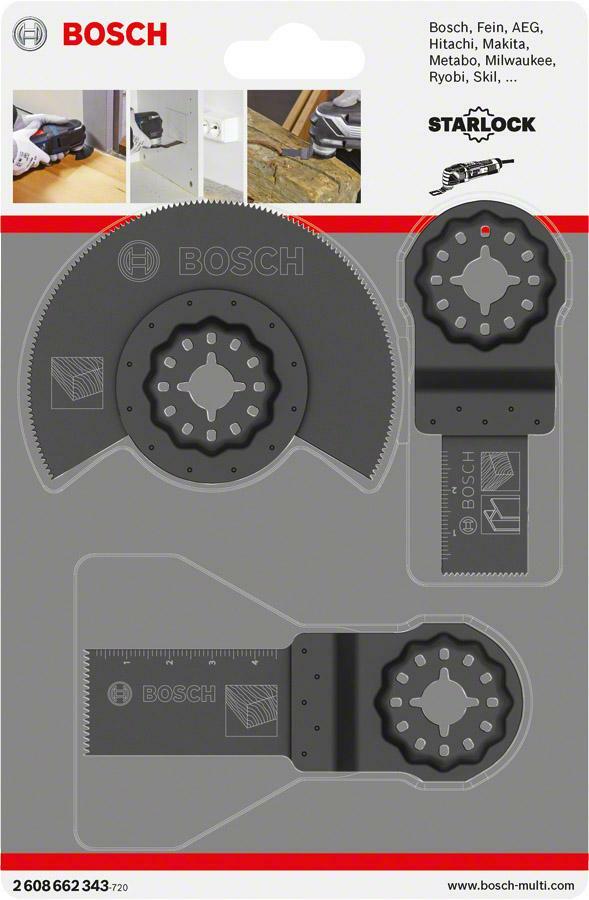 BOSCH 2608662343 basic wooden set 3-piece | Klium