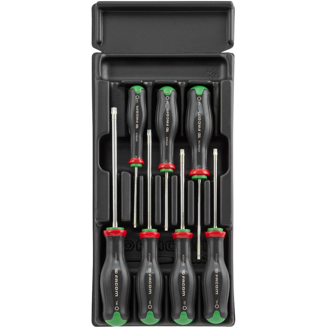 FACOM MOD.ATXPB ProTwist screwdriver set on a plastic inlay 7-piece | Klium