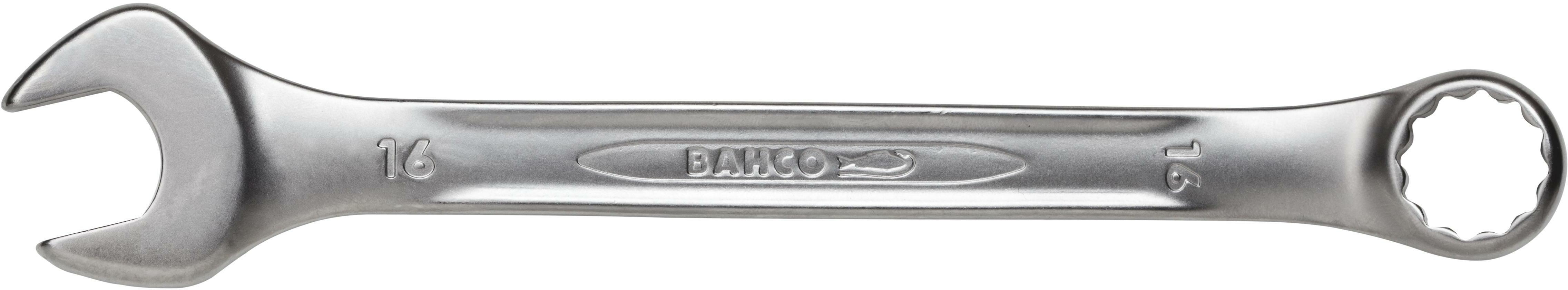 BAHCO 111M-32 ring spanner 15° bent, chrome-plated, length 350 mm, 32 ...