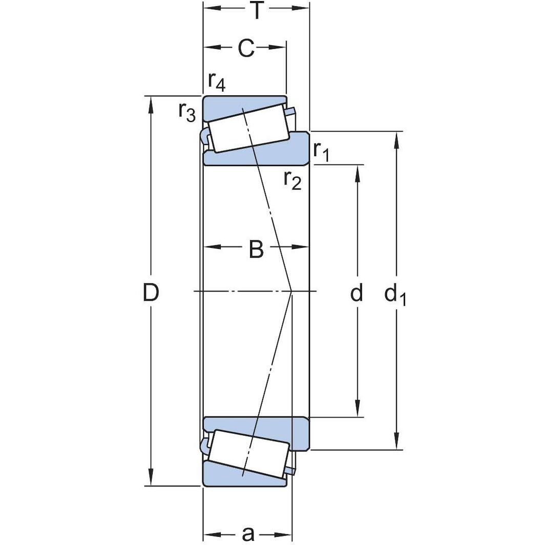 SKF 32309 B/CL7C single-row tapered roller bearing 45 mm | Klium
