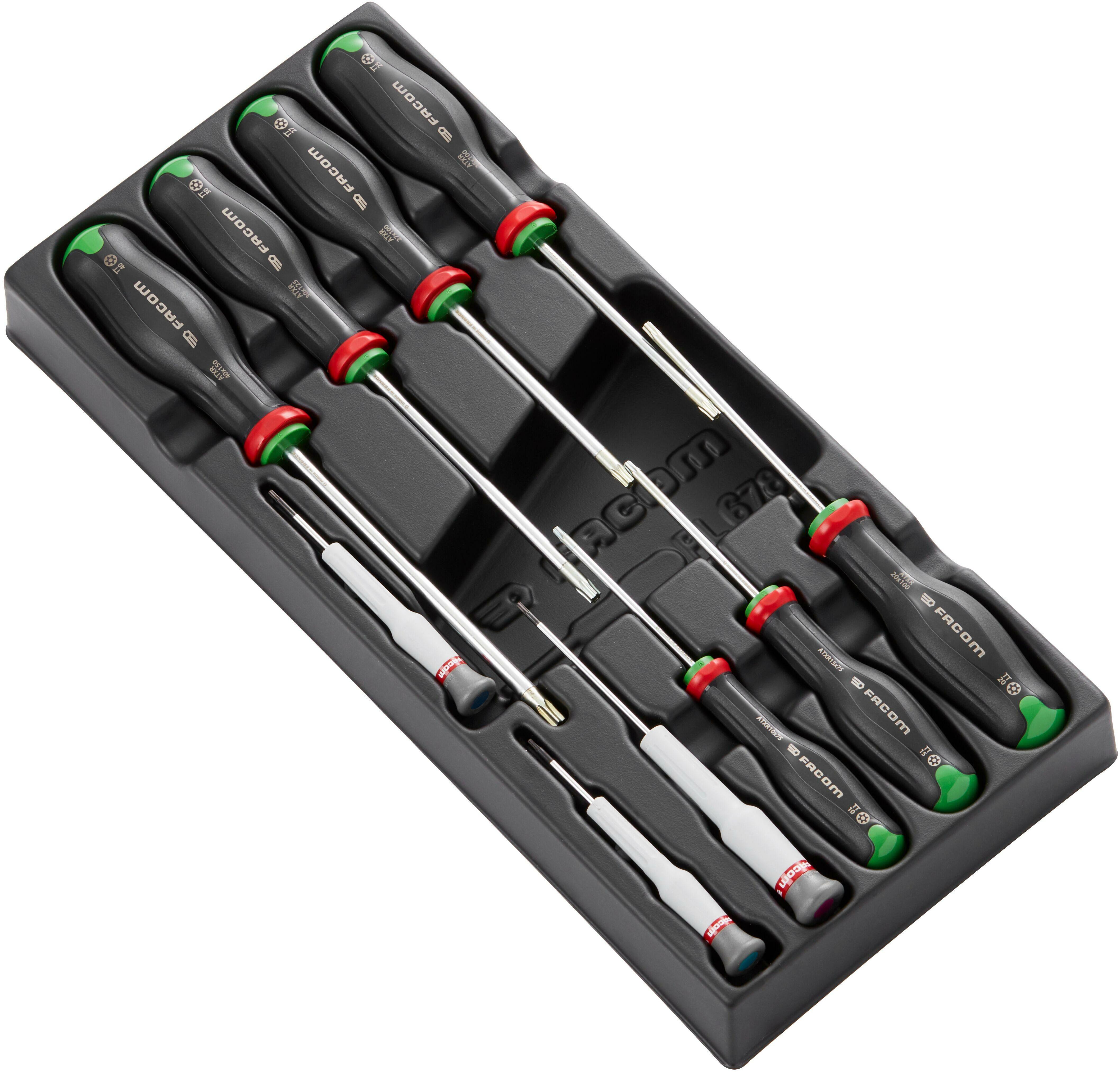 FACOM MOD.AT6 ProTwist screwdriver set in module resistorx 10-piece | Klium