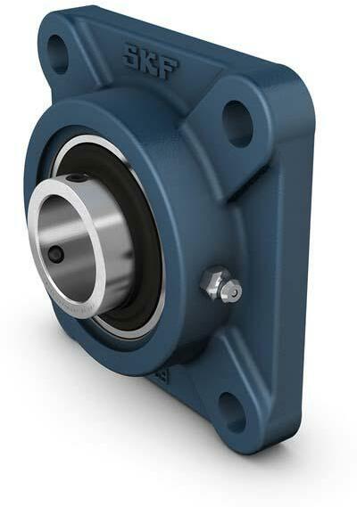 SKF UCF 208/H ball bearing unit with square flange and locking with set ...